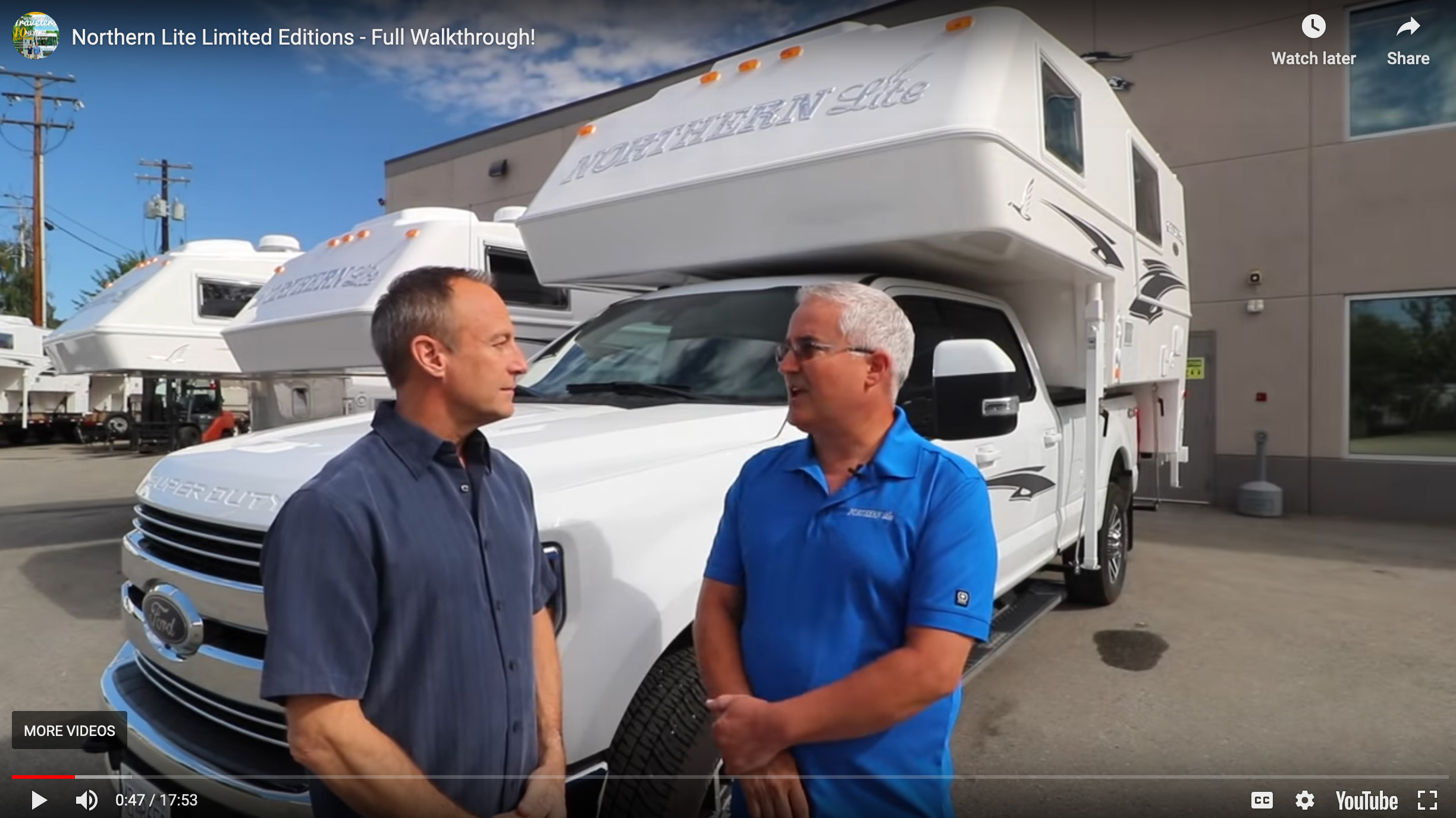 Snowbird and RV Travelers features Northern Lite Truck Campers ...